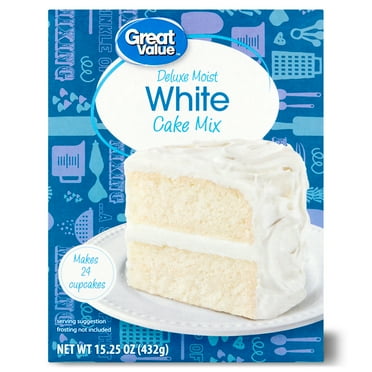 Great Value Deluxe Moist Yellow Cake Mix 15.25 OZ Box - Walmart.com