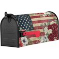 4th of July Mailbox Cover Magnetic Wraps, Patriotic Flower Star and ...