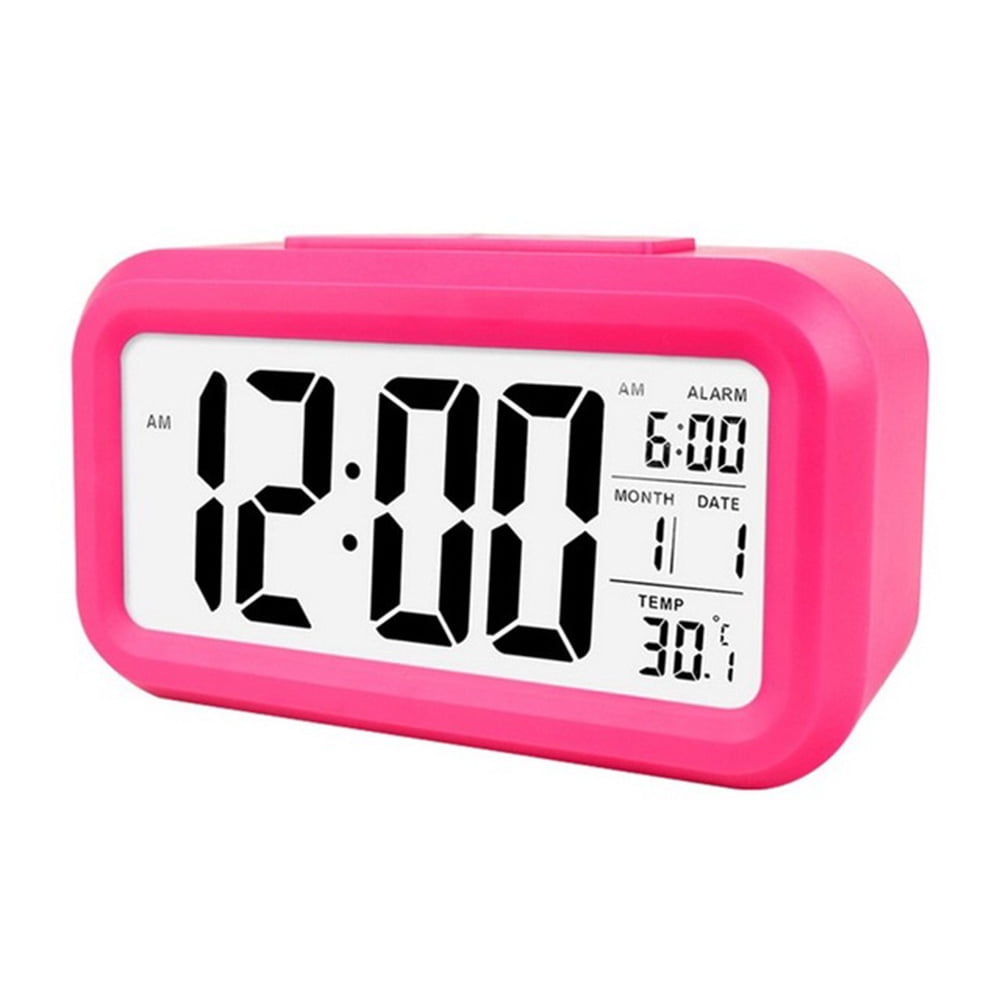 Homgeek Smart Digital Alarm Clock With Date And Temperature Snooze