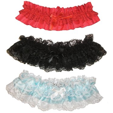 Yesbay 2Pcs/Set Women Bowknot Lace Garter Bridal Leg Garter Wedding ...