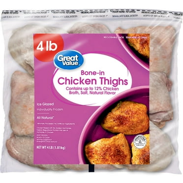 Great Value All Natural Chicken Wing Flats, 3 lb (Frozen) - Walmart.com