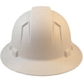 Ridgeline White Graphite Pattern Full Brim Hard Hat, Four Point ...