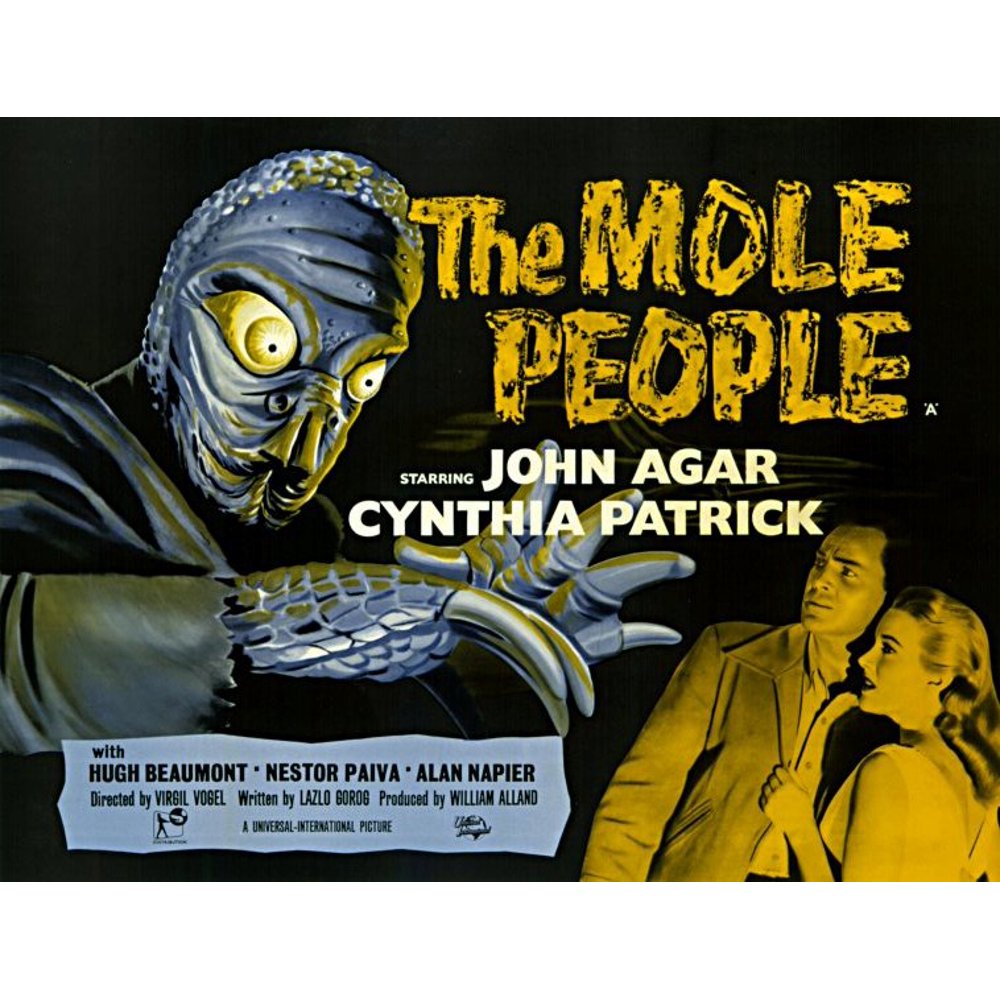 The Mole People - movie POSTER (Style B) (11" x 14") (1956) - Walmart ...