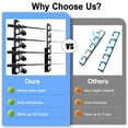 Xinhao Fishing Rod Rack, Fishing Pole Wall or Ceiling Storage Rack ...