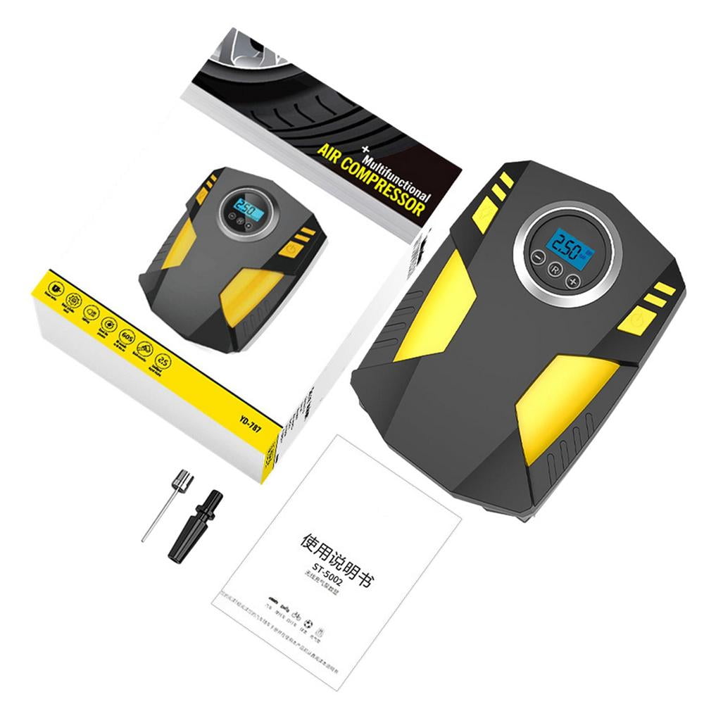 Car Air Pump | 120W Electric Tire Pump For Car | LED Portable Air ...