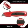 Hyper Tough Retractable Utility Knife with 5 Utility Blades, 3-Position ...