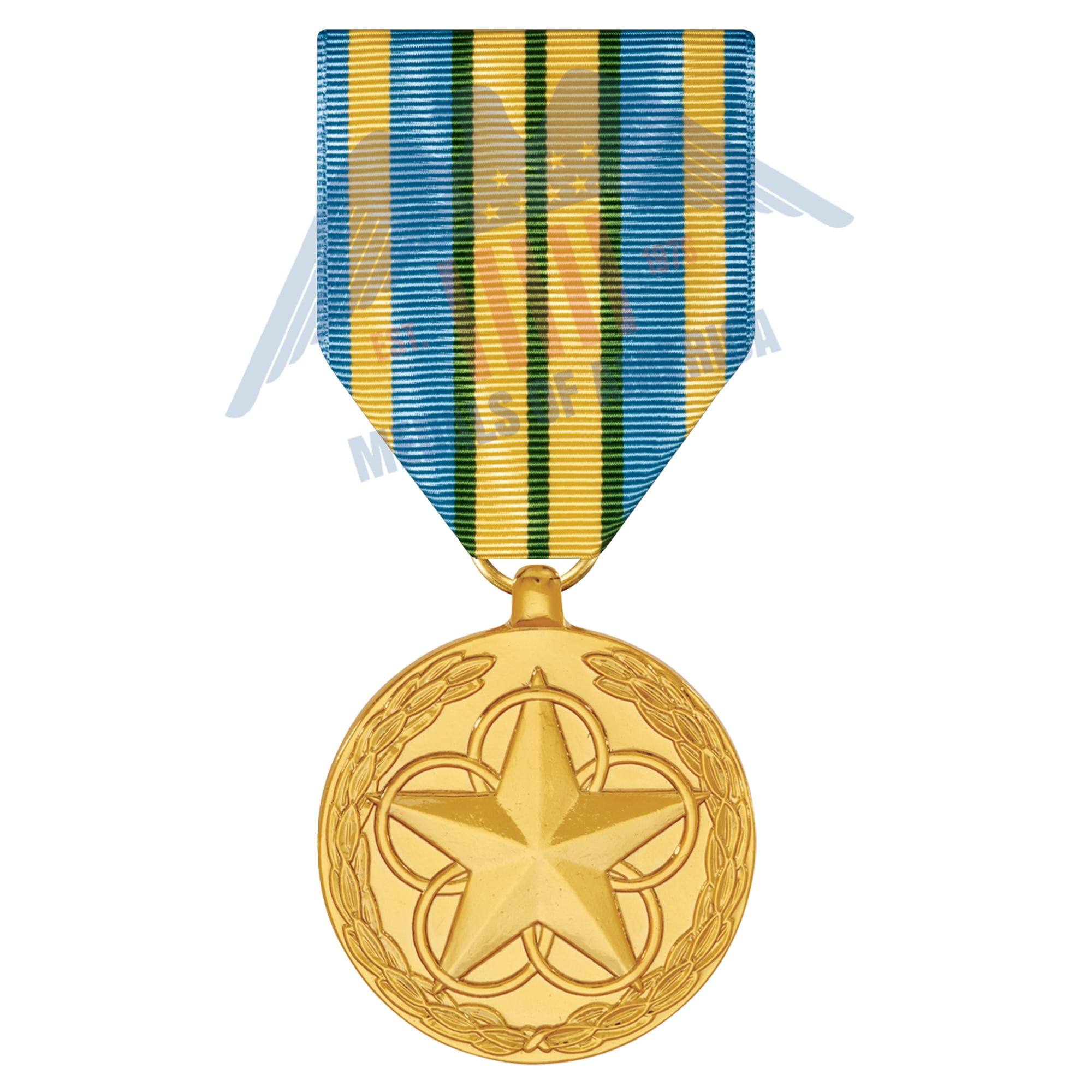 Outstanding Volunteer Service Medal Anodized Long Drape - Walmart.com