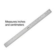 Staples 18" Stainless Steel Ruler with Non Slip Cork Base 3/Pack ...