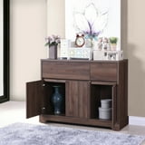 Gymax 2-Drawer Buffet Sideboard, Console Table & Dining Room Storage ...