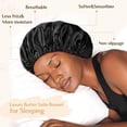 YANIBEST Adjustable Satin Bonnet Double Layer Hair Bonnet for Sleeping ...