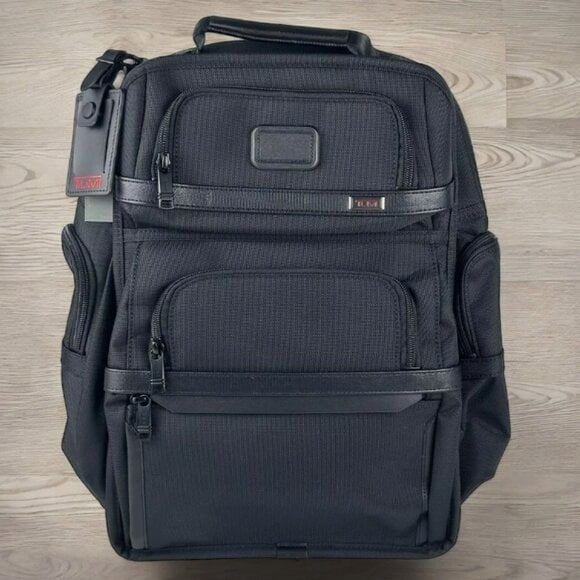 Tumi Alpha 3 Brief Pack Backpack Black Nylon | Walmart en línea