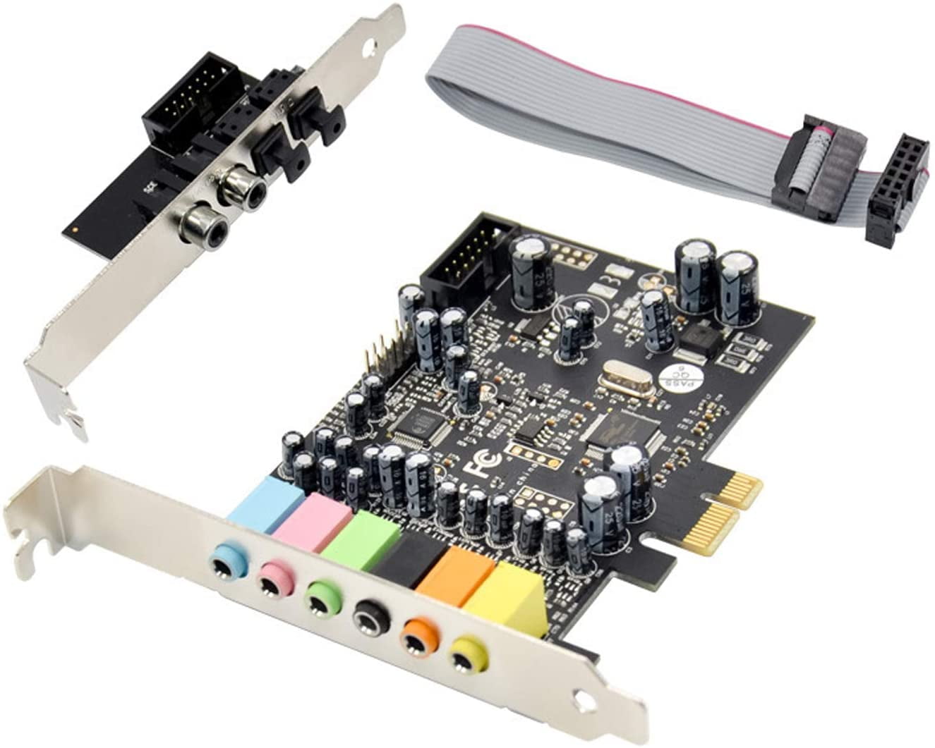 Sepeda PCIe Sound Card, 5.1 Internal Sound Card for PC Windows 7 with ...