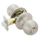 Brinks Interior Locking Privacy Classic Ball Style Doorknob, Satin ...