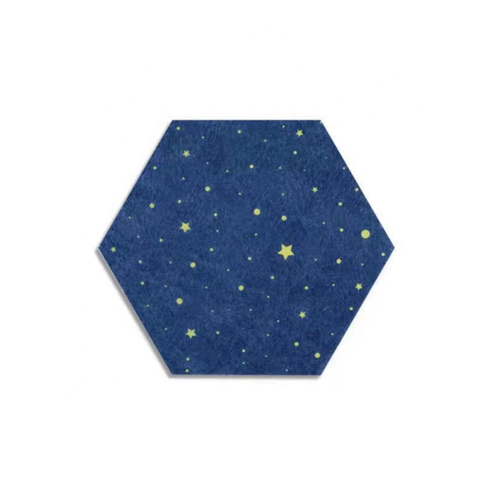 Click here for Promettre Hexagon Felt Cork Board Tiles Self Adhes... prices