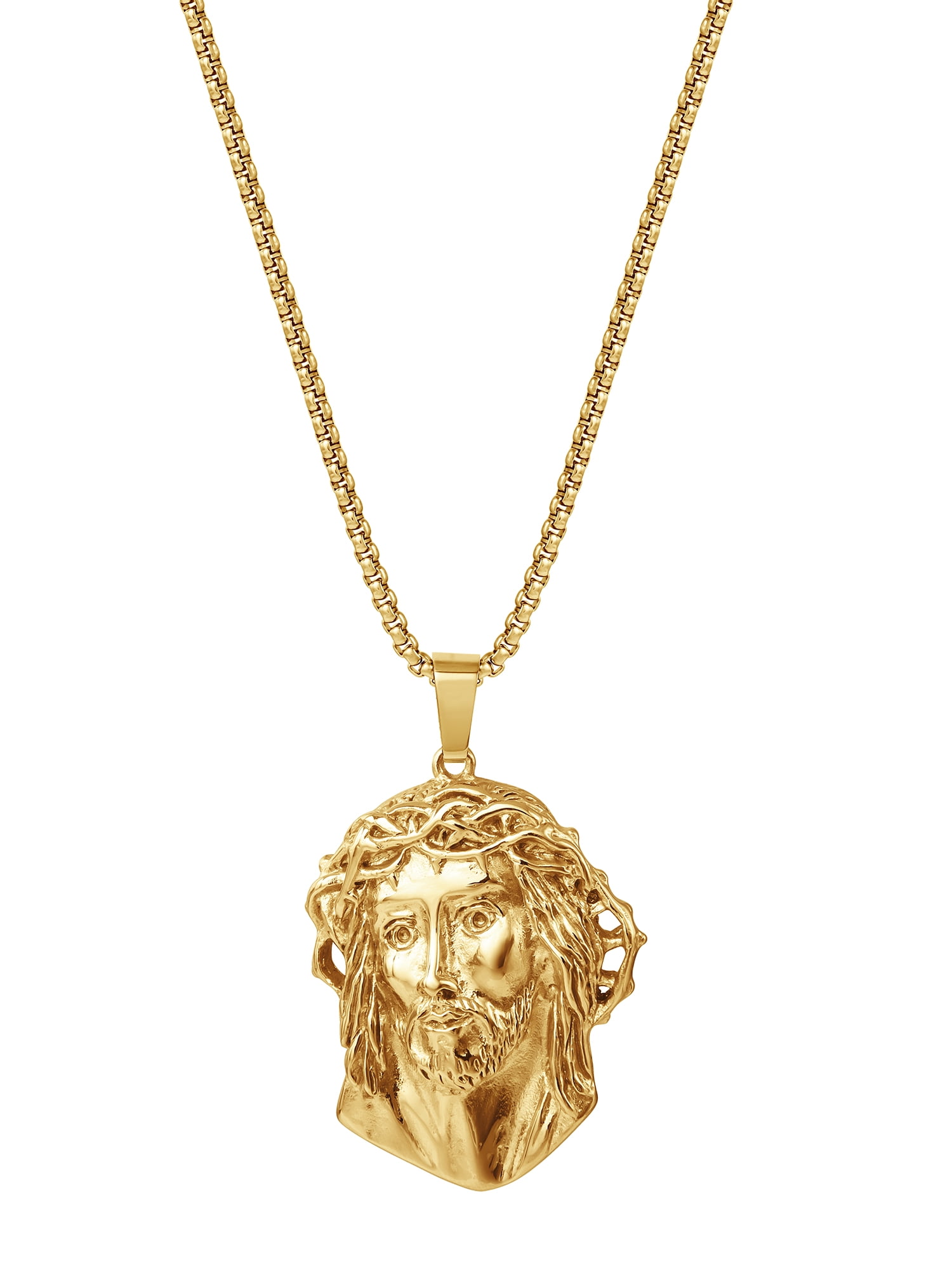Jesus Piece Chain Gold