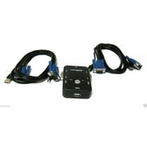 Aten 2PORT USB KVM SWITCH W/2 CABLES SUP UP TO 2048X1536 - Walmart.com