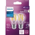 Philips 2pk 60w Clr A15 Led Bulb 573402 - Walmart.com