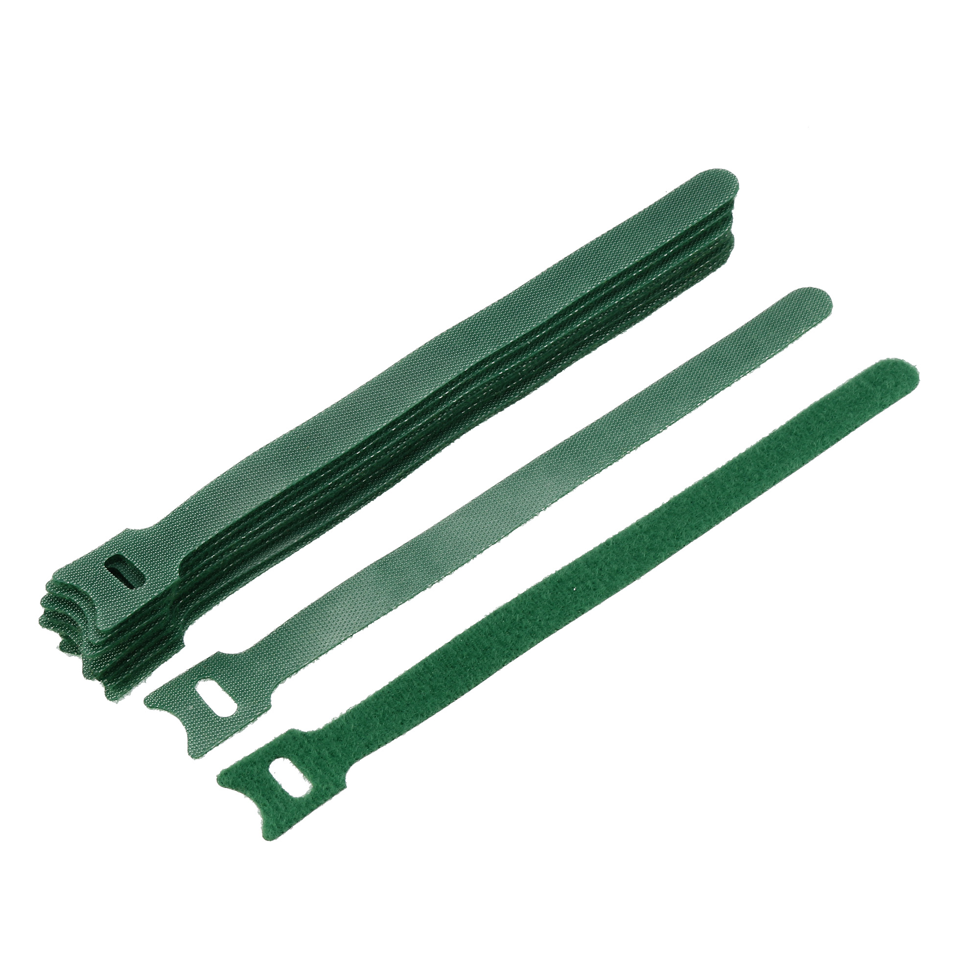 Reusable Cable Ties 8 Inches Wire Straps Adjustable Cord Fastener Green ...