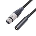 Stereo Audio Adapter 3 Pin Female XLR to Quarter inch TRS Female ... Stereo Audio Adapter 3 Pin Female XLR to Quarter inch TRS Female ...