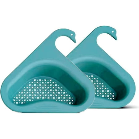 Kitchen Sink Drain Basket Swan Drain Rack, Multipurpose Triangular Sink ...