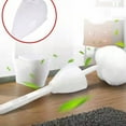 HIBIBUD 4Pcs Toilet Brush,Water Squeeze Cover Toilet Bowl Brush and ...