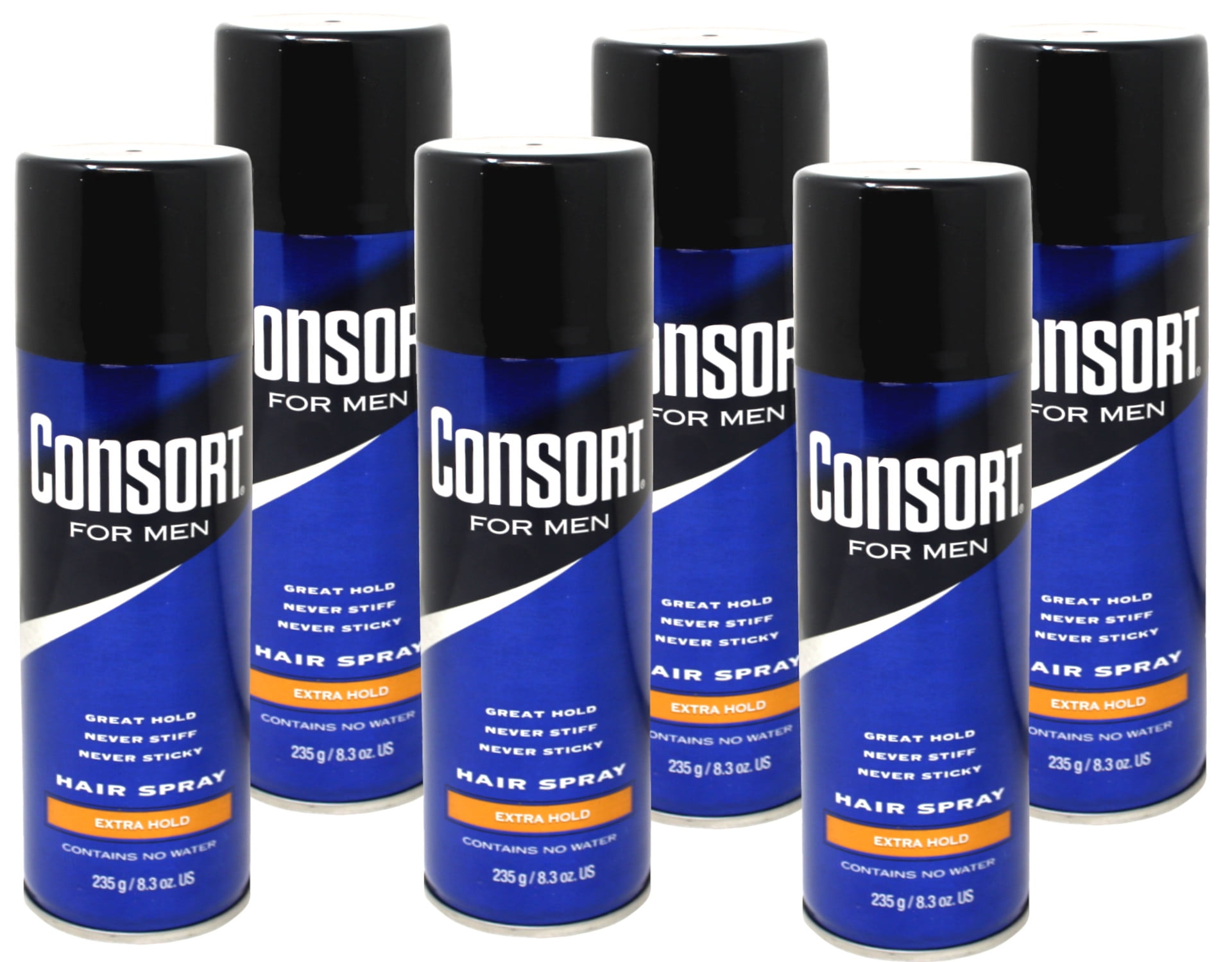 6 Pack of Consort Extra Hold Hair Spray 8.3 Ounce - Walmart.com