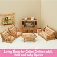 Calico Critters Dollhouse Comfy Living Room Set, High-Quality Furniture ...
