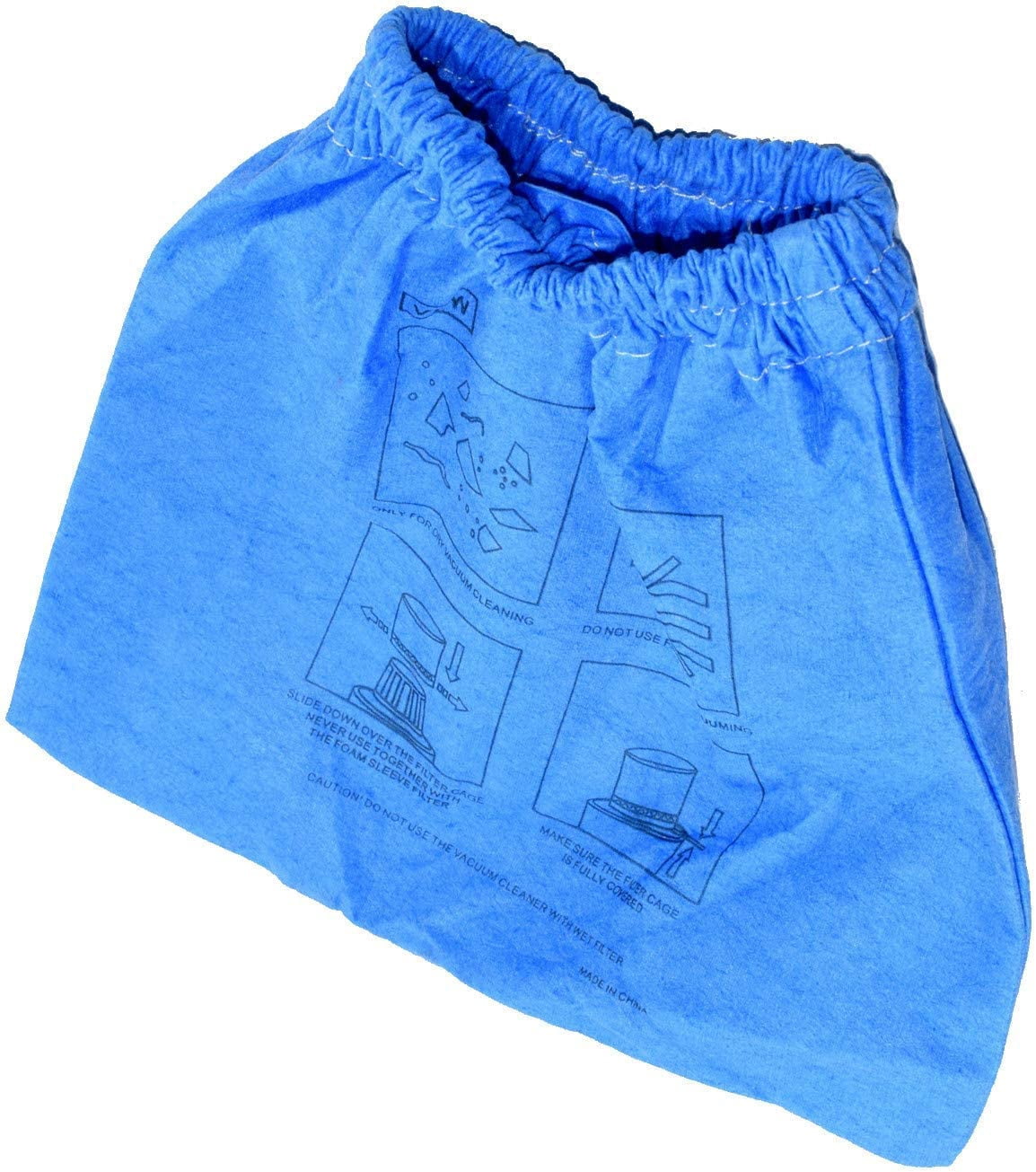 HQRP Cloth Filter for Vacmaster Wet/Dry Vacuums (1.5 to 3.2 Gallon ...