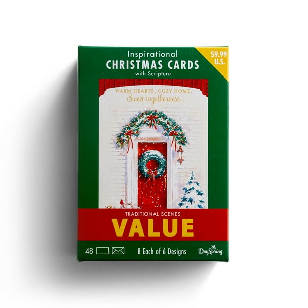 DaySpring - Warm Hearts Traditional Scenes Bulk Christmas Boxed Cards ...
