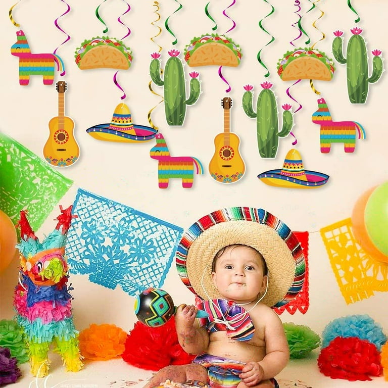 Party Honeycomb Centerpieces Chili Cook Off Party Decorations - Mexican ...
