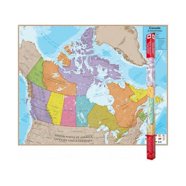 Smart Poly Learning Mat, 12" x 17", Double-Sided, World Basic Map ...