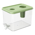 AuroraX Large Drink Dispenser Clear Spigot Dispenser BPA Free Easy ...