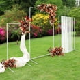 3 Pack Wedding Arch Backdrop Stand, Rectangular Metal Backdrop Stand ...