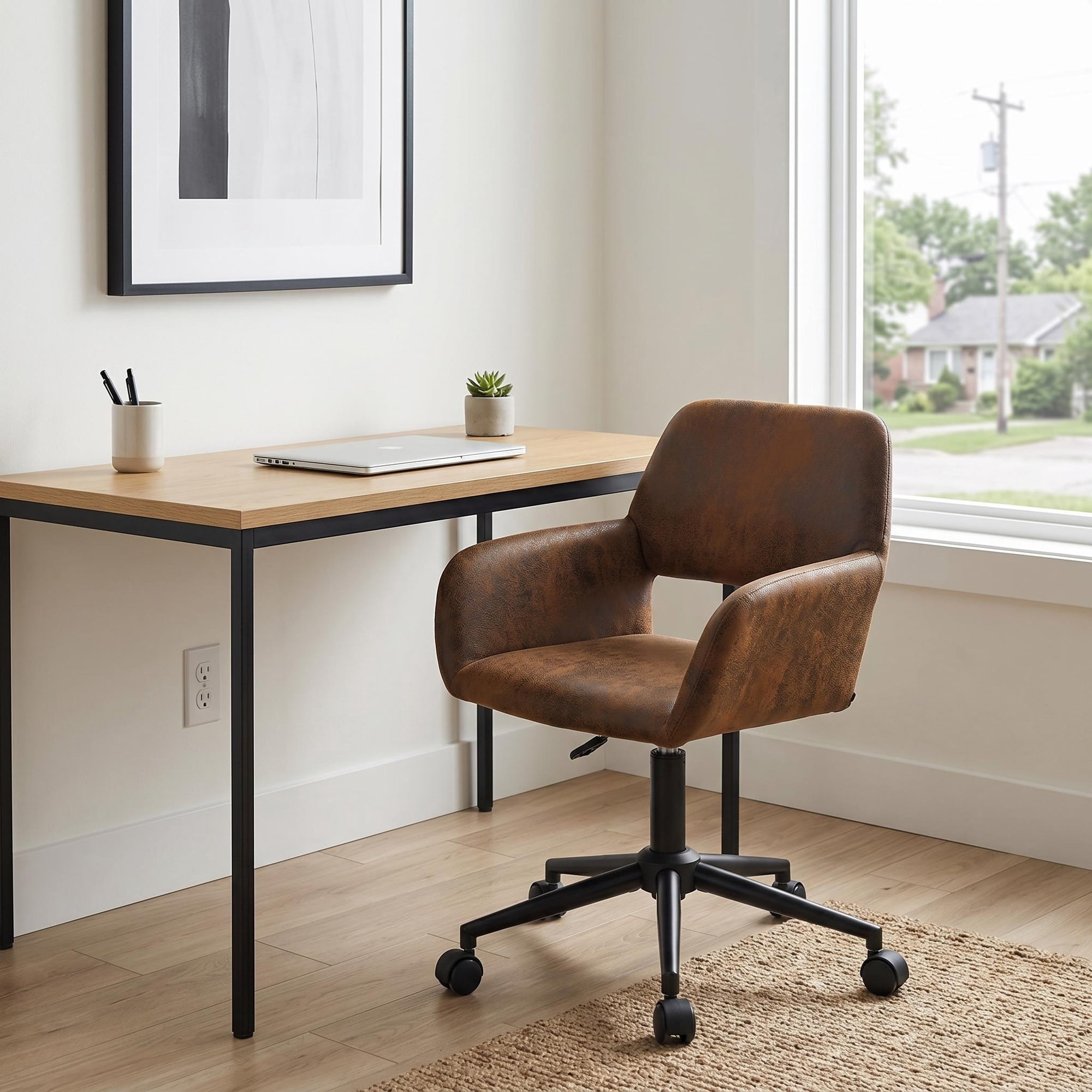 Click here for Homy Casa 1-Piece 24 Swivel Office Chair  Adjustab... prices