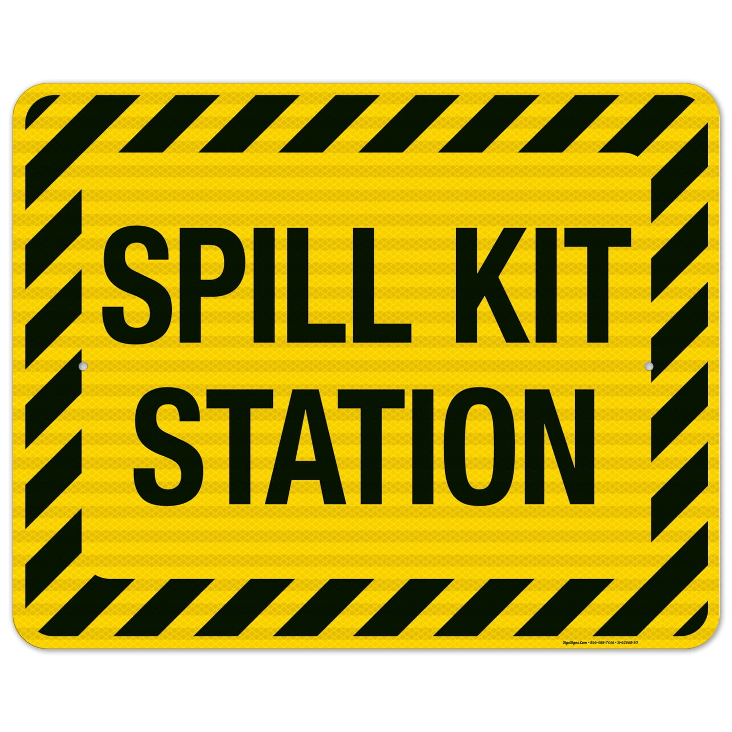 Spill Kit Station Sign, - Walmart.com