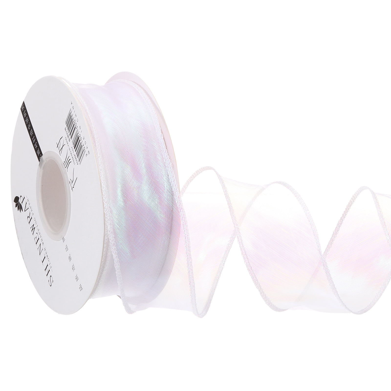 Click here for Unique Bargains Iridescent Organza Ribbon Sheer Wi... prices