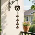 Chanana Wind Lucky Wind Chimes, Metal Feng Shui Wall Hanging Decor Wind ...