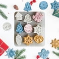 2x/Set Silicone Mould Christmas Keychains Mould Deer Hanging Molds ...