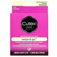 Cutex Swipe and Go Nail Polish Remover Pads (Pack of 2) - Walmart.com