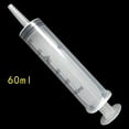 5 Pack 60ml Plastic Syringe Liquid Measuring Syringe Tools for Oral ...