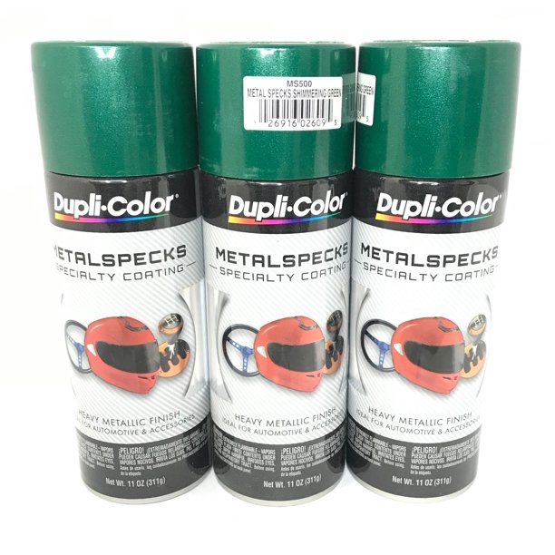 Duplicolor MS500-3 PACK SHIMMERING GREEN Metalspecks Specialty Coating ...