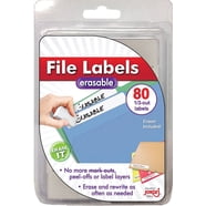"Avery Printable Adhesive Office Supply File Folder Labels, 2/3"" x 3-7 ...