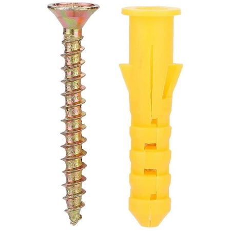 Board Wall Plastic Anchor, Expandable Anchor Tube Tapping Screw Strong ...