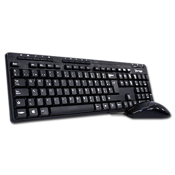 Kit de Teclado Multimedia y Mouse óptico Vorago KM-104, USB. Vorago KM ...