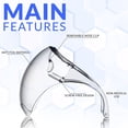 Face Shield, Clear Visor, Polycarbonate, Hook-and-Loop Suspension ...
