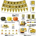 Construction Birthday Supplies for Boys, Includes Plates, Banner, Bags ...