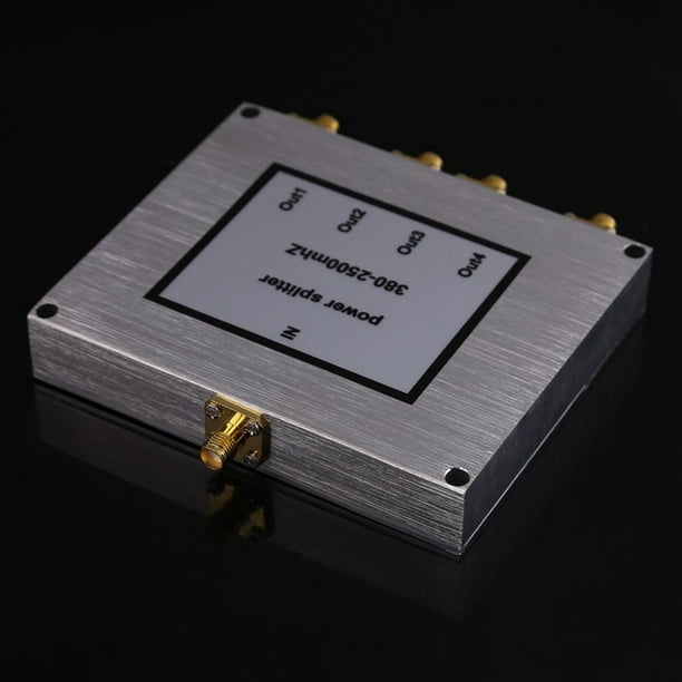4 Way SMA Power Splitter 380Mhz-2500MHz,SMA Female Power Divider Signal ...