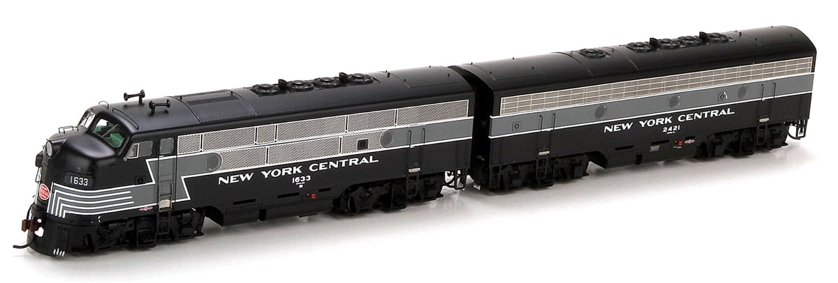 Athearn G22676 HO New York Central EMD F3A/F7B Diesel w/DCC & Sound #1634/ #2438 - Walmart.com