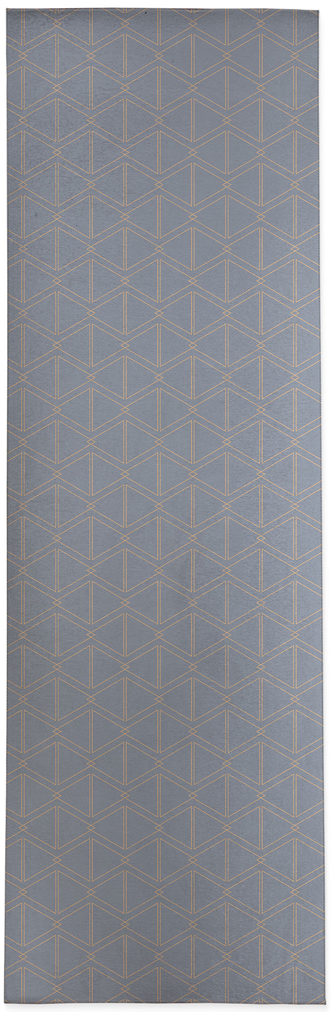 Isosceles Blue and Gold Kitchen Mat by Kavka Designs - Walmart.com