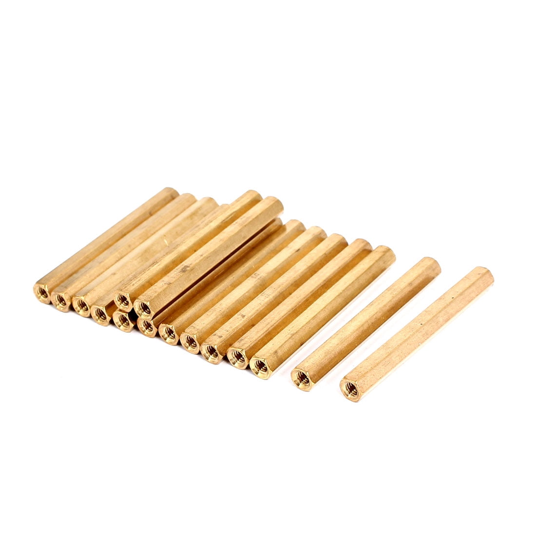 15pcs M4 Female Thread Insulated Brass Standoff Hexagonal Spacer 55mm ...